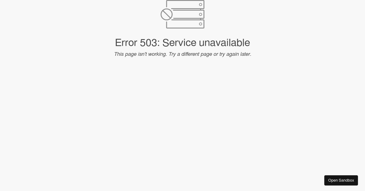 IllustratedMessage Example - React Spectrum - Codesandbox