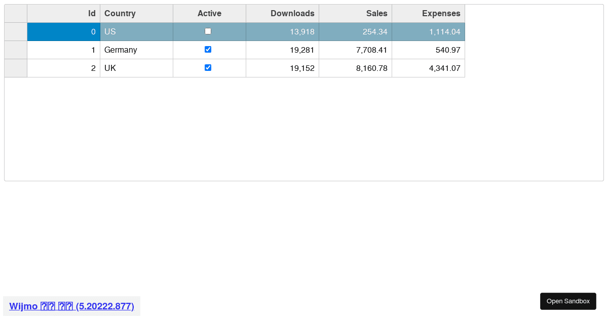 wijmo drag and drop like flexsheet_updated - Codesandbox
