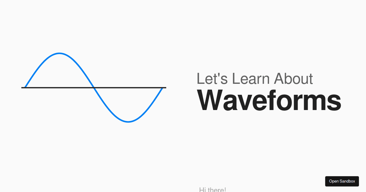 waveforms - Codesandbox