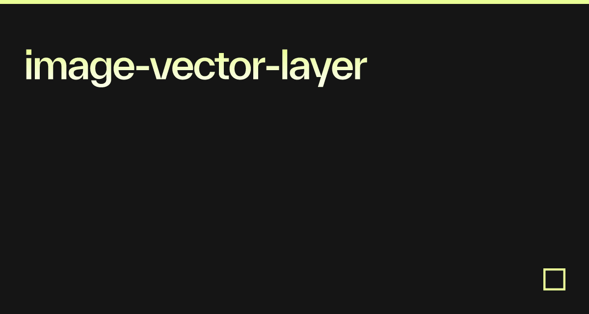 image-vector-layer - Codesandbox