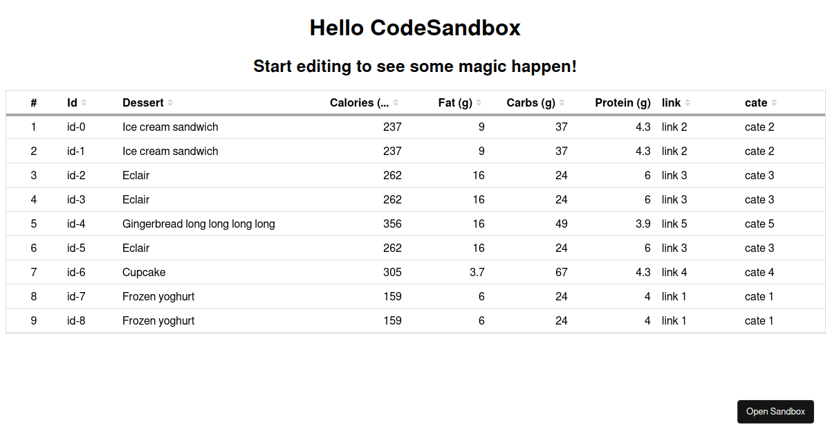bng-react-lib-demo - Codesandbox