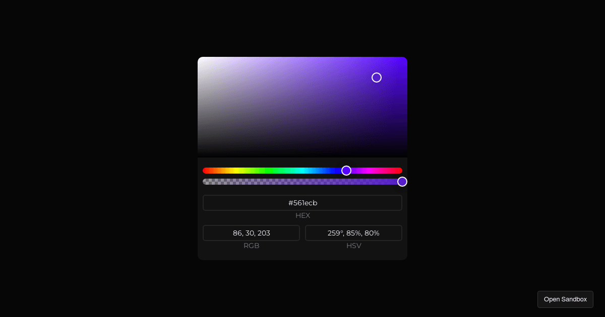 react-color-palette - Codesandbox