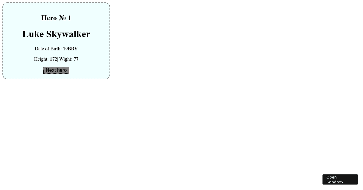 useEffect - Codesandbox