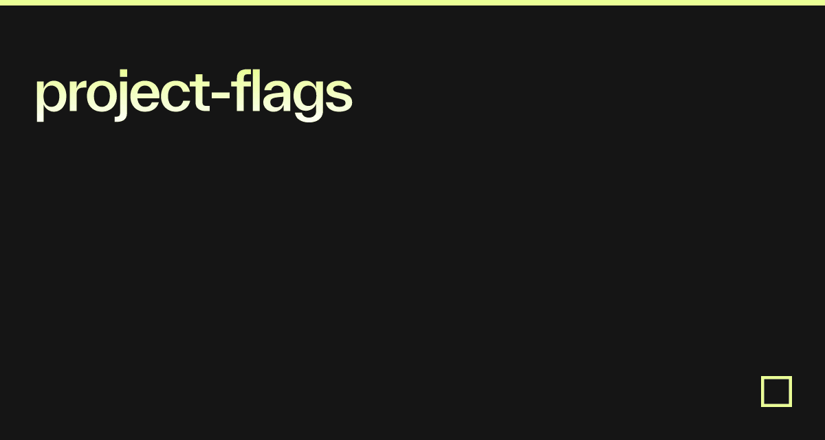 project-flags - Codesandbox