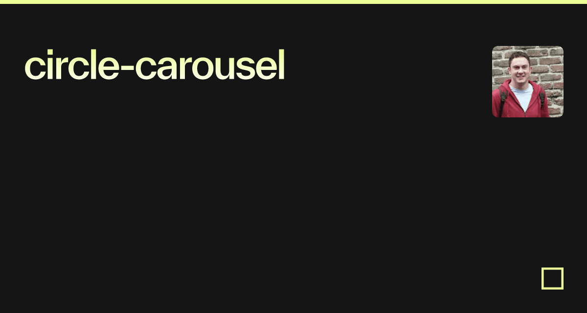 circle-carousel - Codesandbox