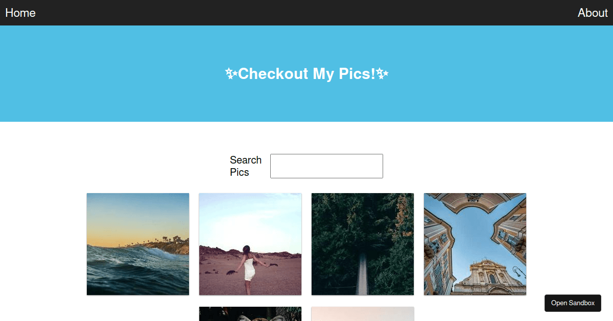 photo-viewer-starter - Codesandbox