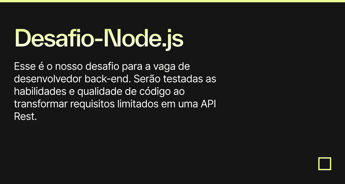 Desafio-Node.js - Codesandbox