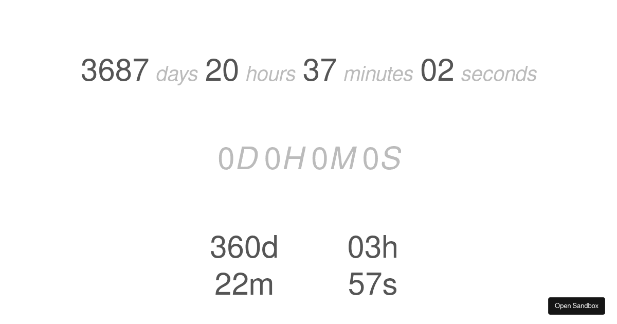 TimezZ example (forked) - Codesandbox