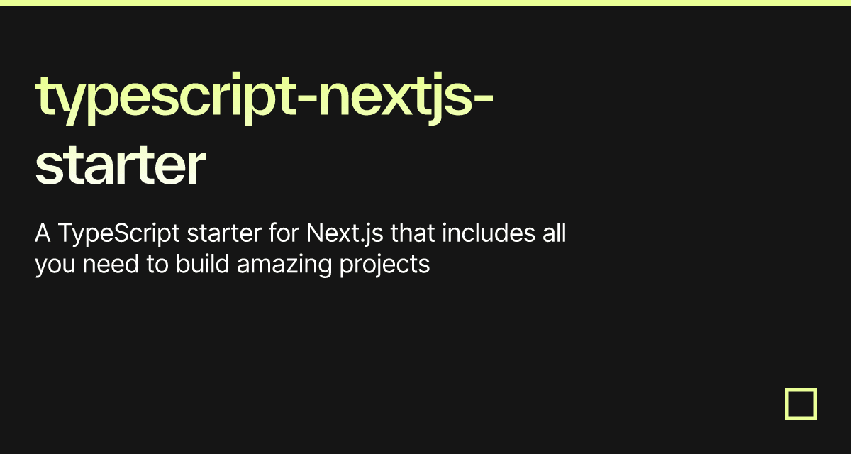 typescript-nextjs-starter - Codesandbox typescript-nextjs-starter - Codesandbox