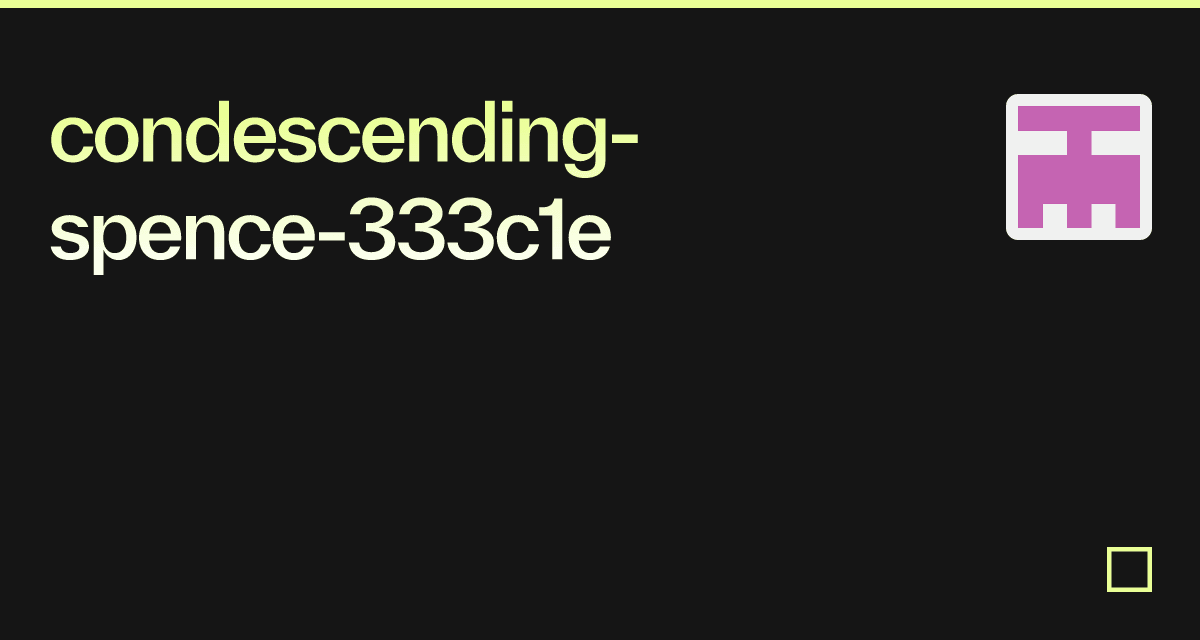 condescending-spence-333c1e - Codesandbox