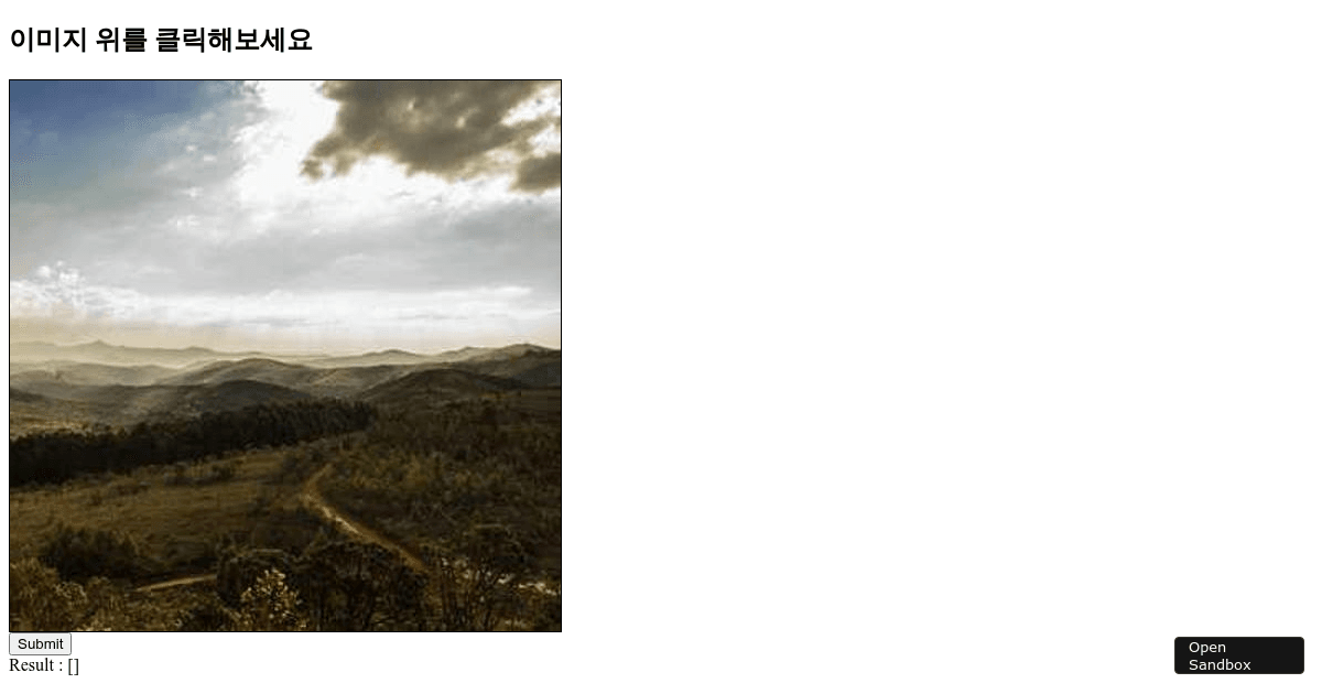 Formik pin on image - Codesandbox