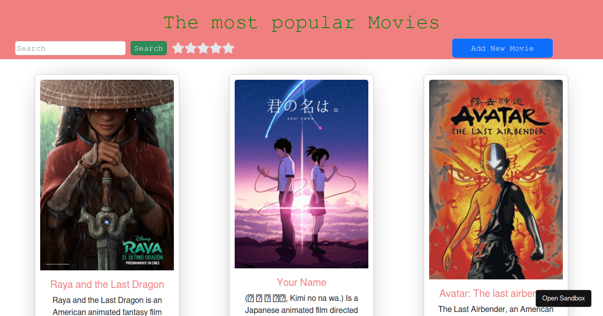 project-react-hooks - Codesandbox