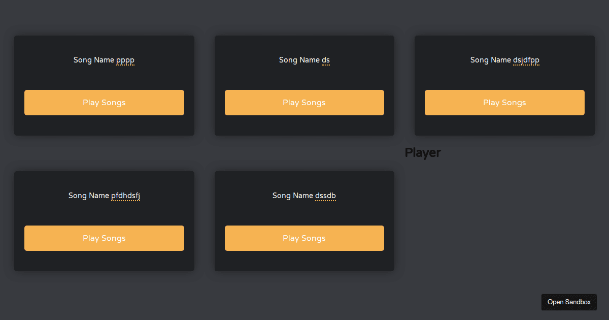 React Audio component - Codesandbox React Audio component - Codesandbox