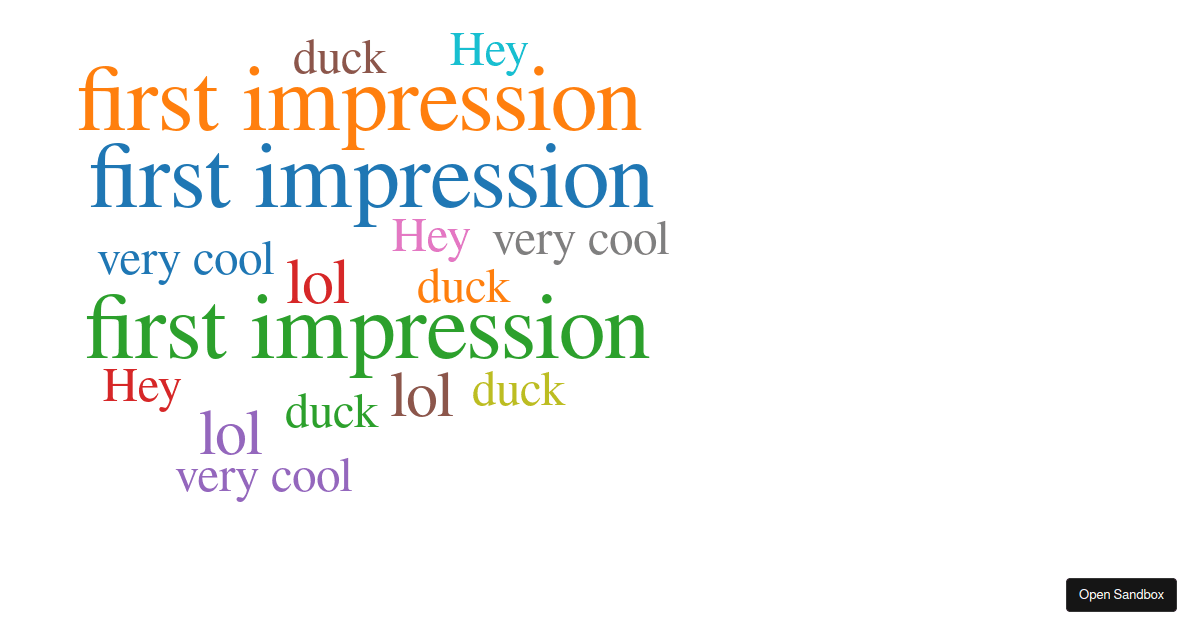 word-cloud-1 (forked) - Codesandbox
