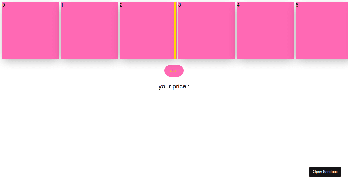 react-spring roulette - Codesandbox