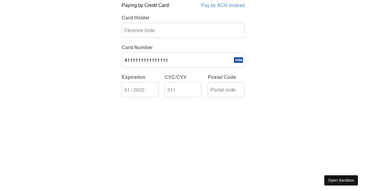 Sample revops.js form (forked) - Codesandbox