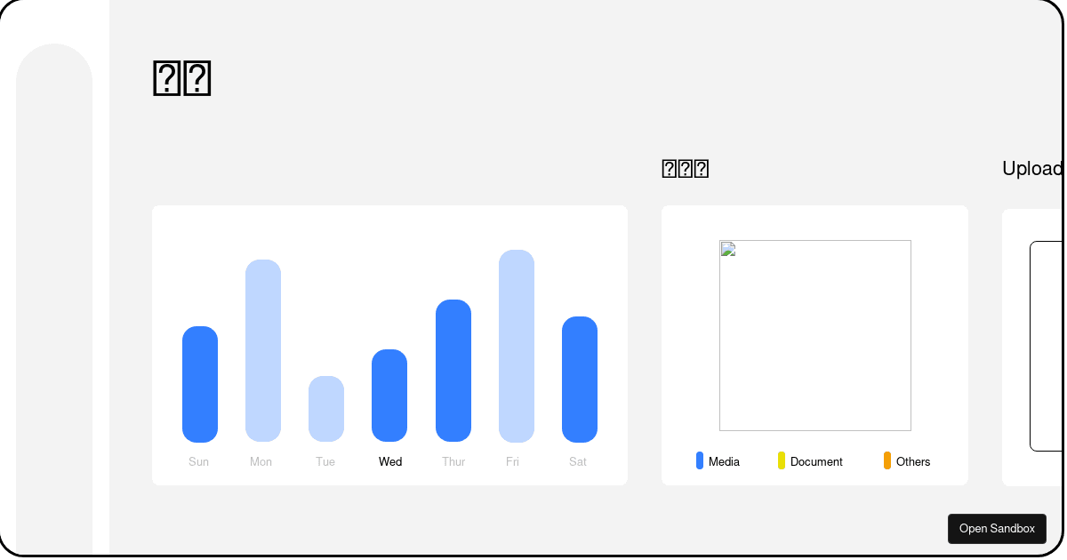 dashboard - Codesandbox