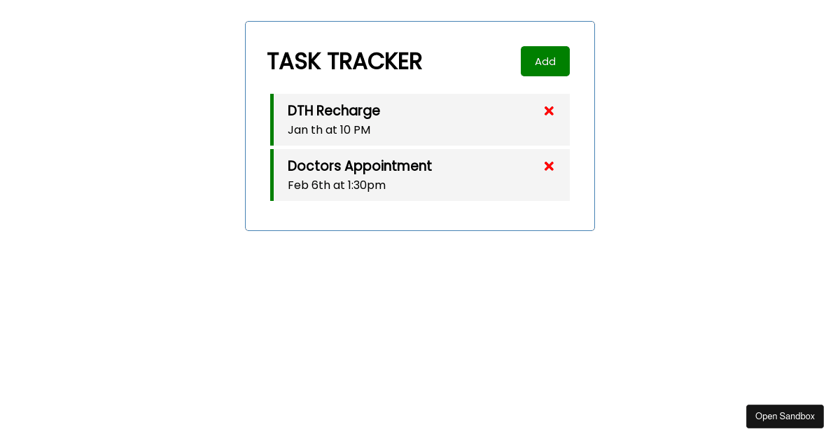 task-tracker-app - Codesandbox