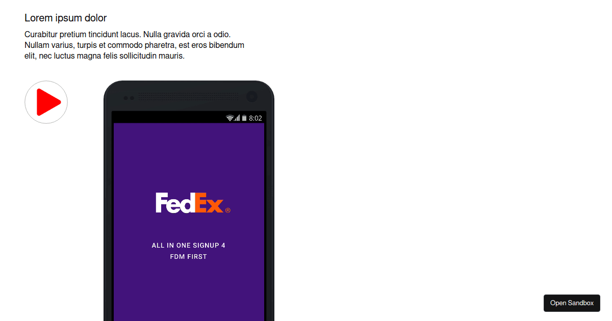 Assignment 2 and 3 portfolio project - Codesandbox