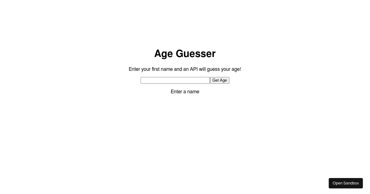 bryanardon/Age-Guesser-API - Codesandbox
