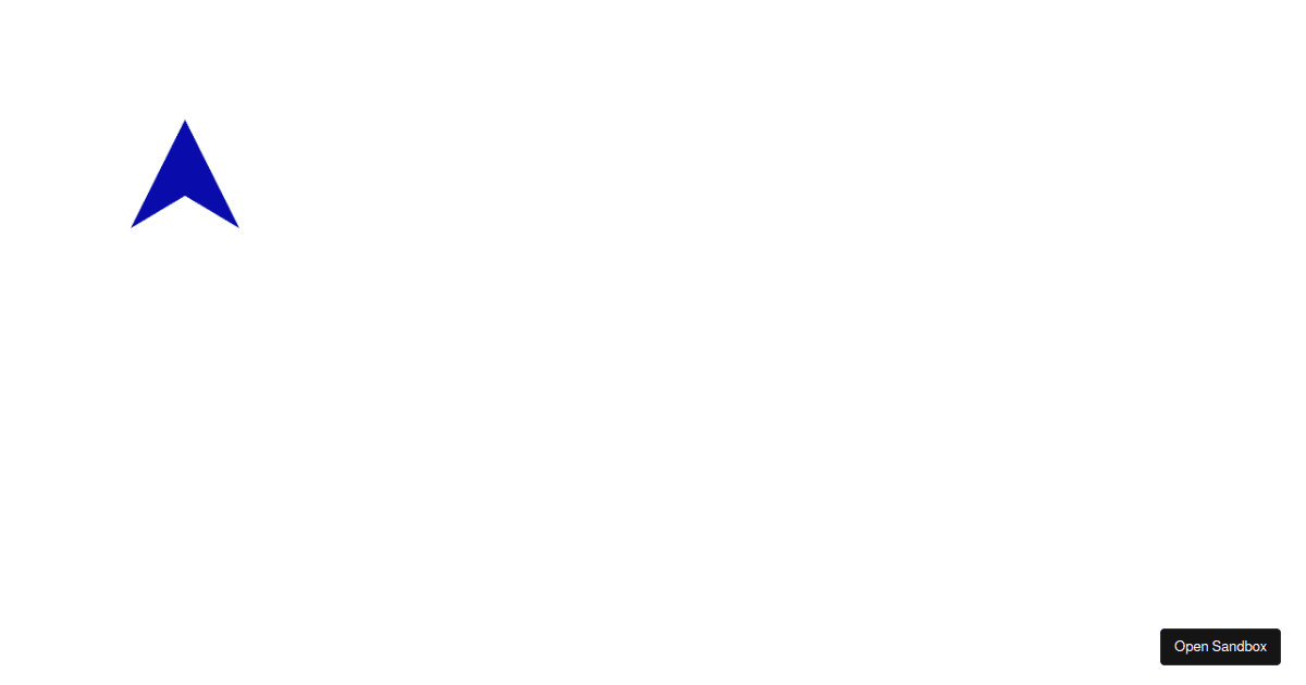 flying-arrow-animation - Codesandbox