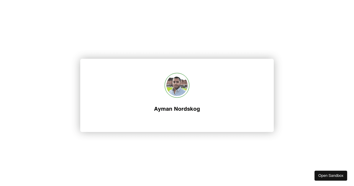 React Typescript Codesandbox