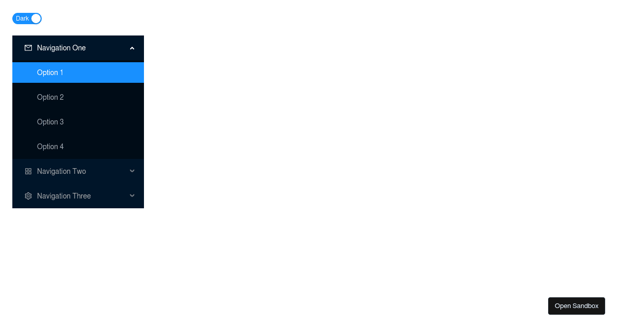 Menu Themes - antd@4.23.2 - Codesandbox