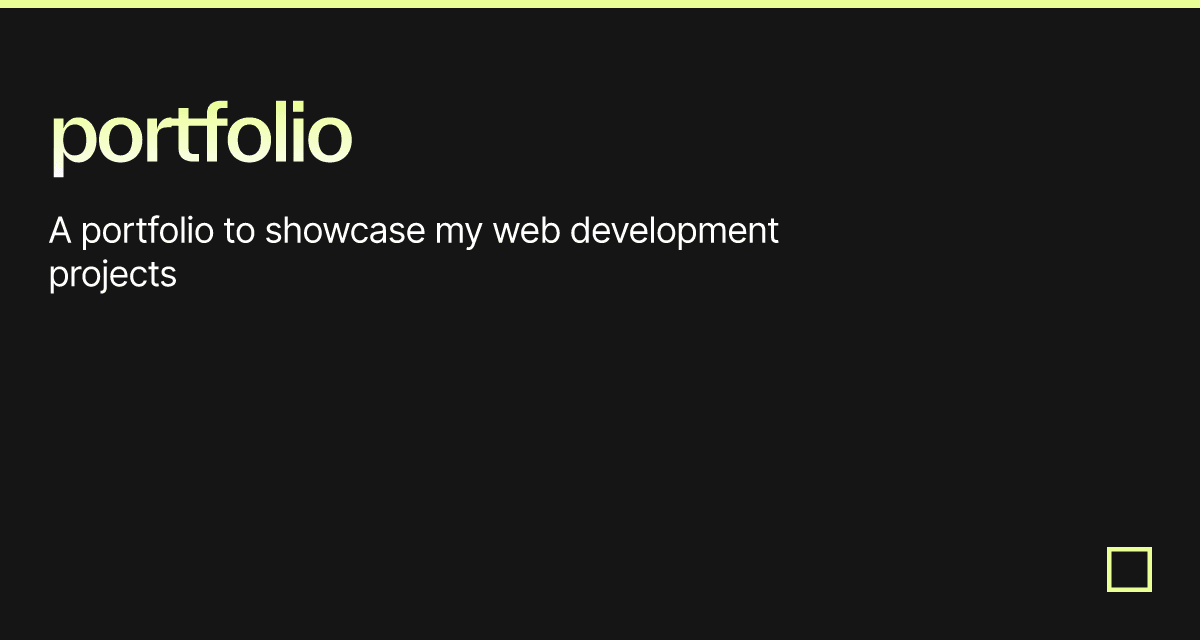 portfolio - Codesandbox