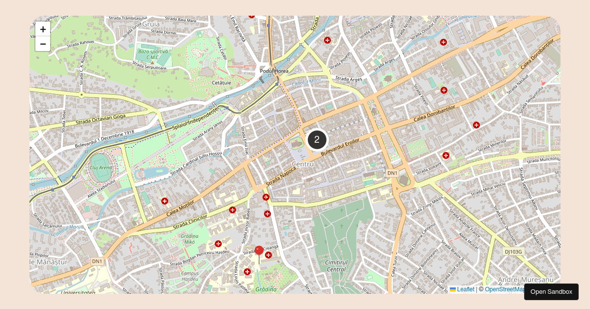 react-leaflet - Codesandbox
