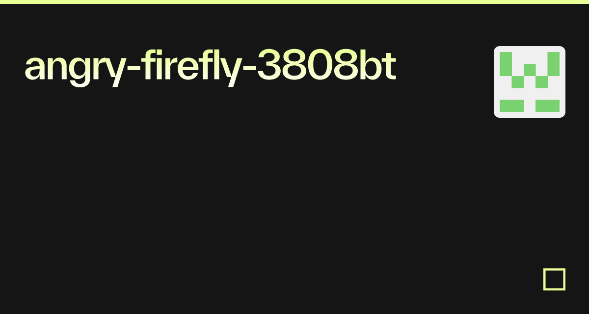 angry-firefly-3808bt - Codesandbox