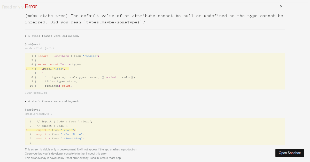 Mobx State Tree Todolist Codesandbox