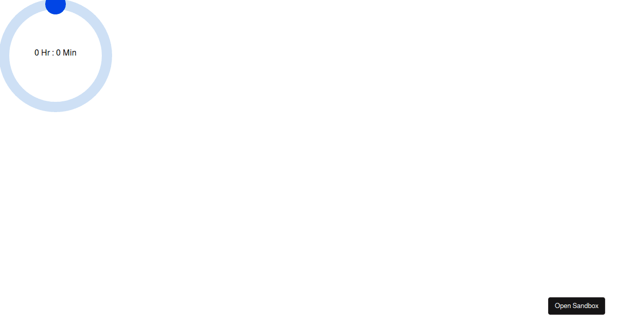 React Circular Input Examples Forked Codesandbox