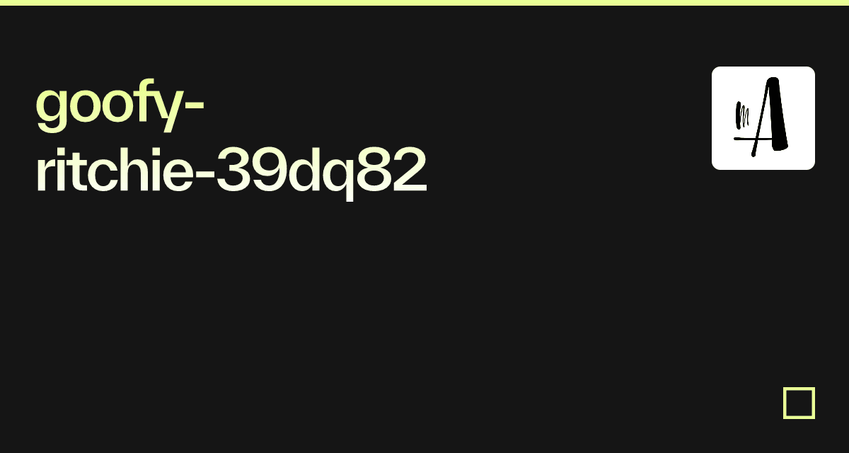 goofy-ritchie-39dq82 - Codesandbox