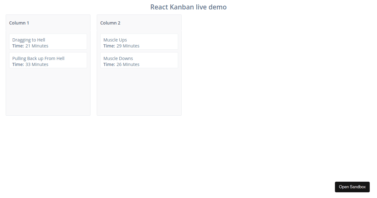 react-kanban-dnd (forked) - Codesandbox
