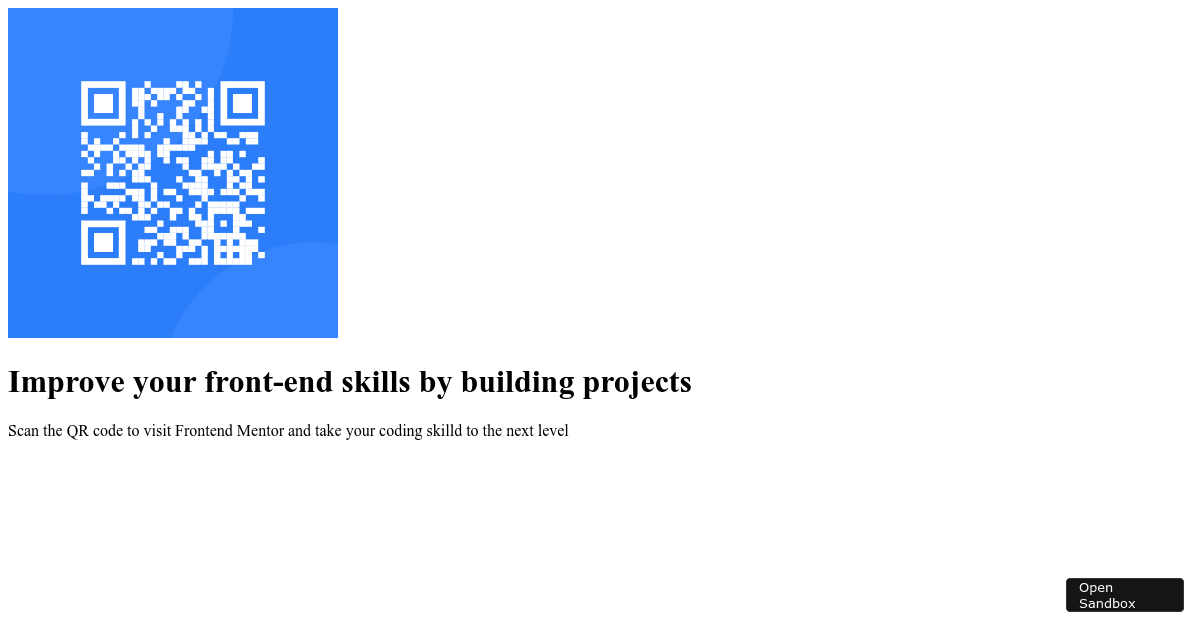 qr-code - Codesandbox