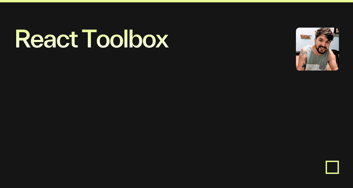React Toolbox - Codesandbox