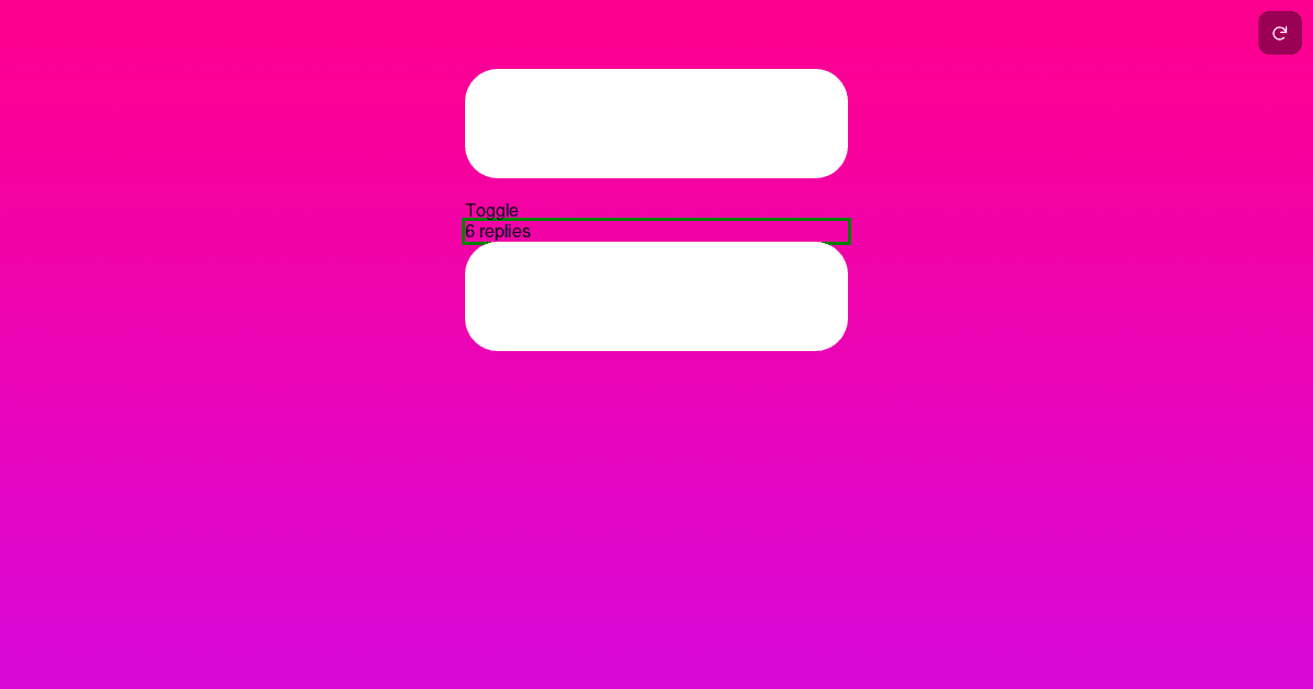 example growing container - Codesandbox