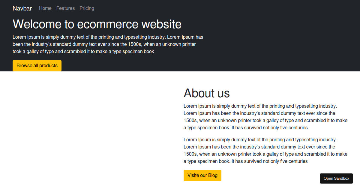 react-redux-ecommerce-website - Codesandbox