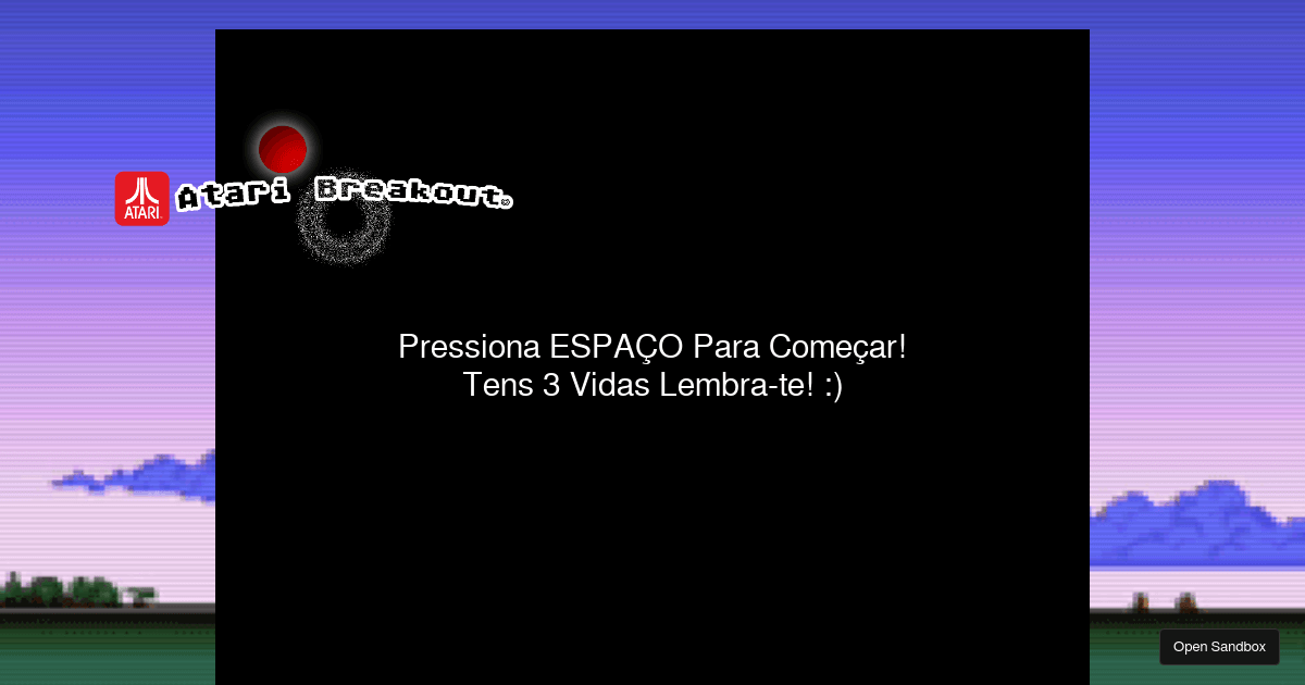 Atari Breakout - Codesandbox