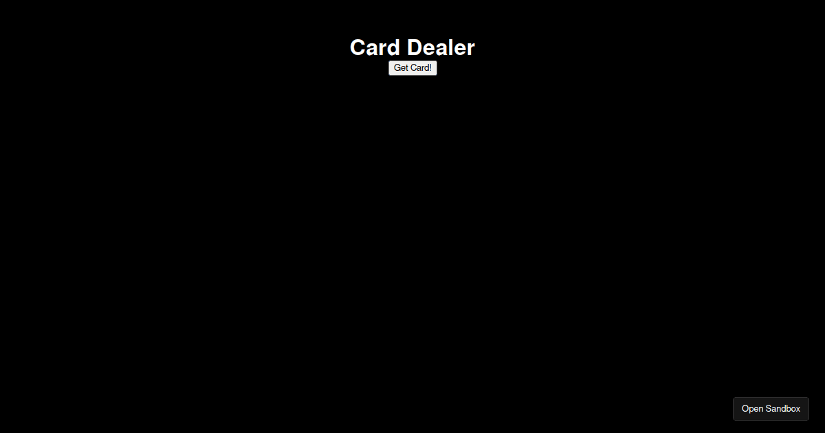 React_Card_Dealer (forked) - Codesandbox