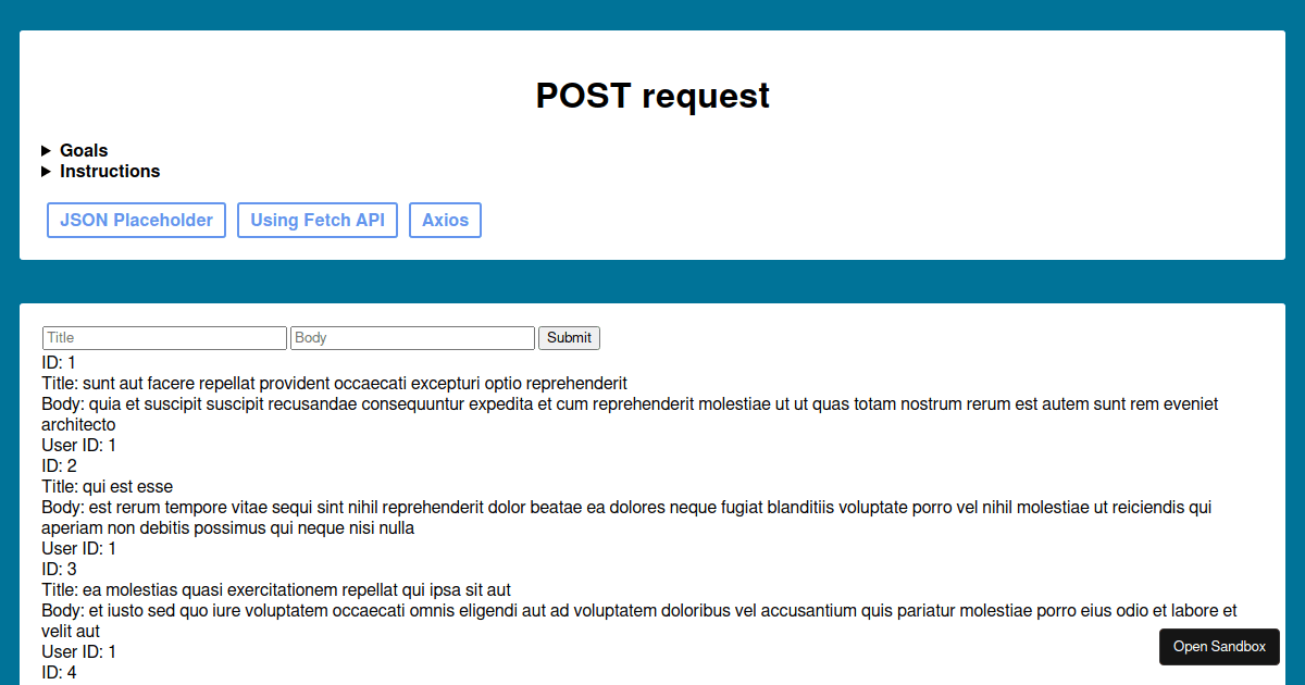 React-Form_Axios-Post-Requests - Codesandbox React-Form_Axios-Post-Requests - Codesandbox