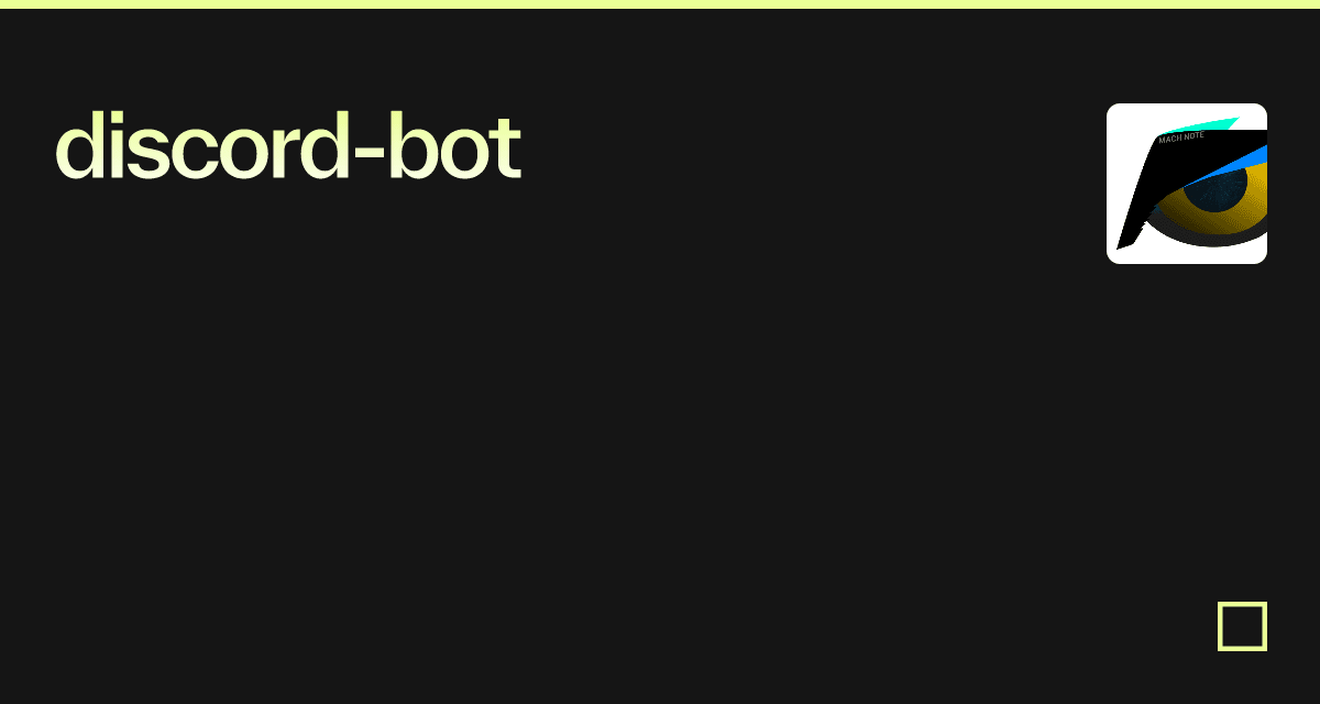discord-bot - Codesandbox