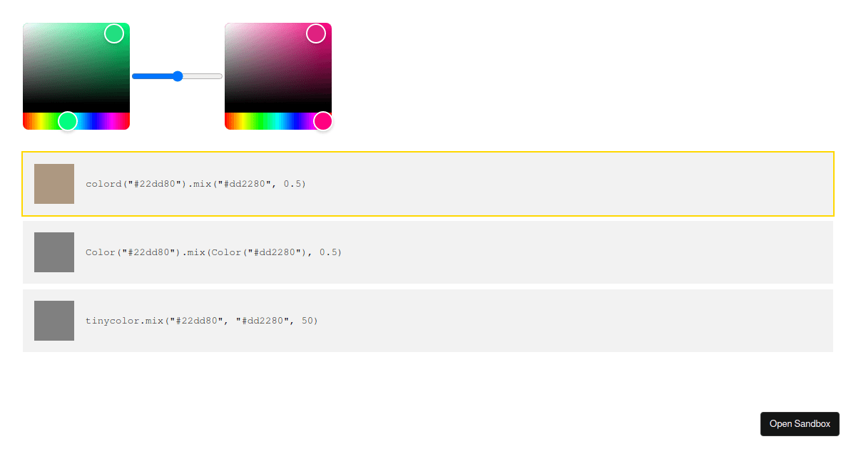 color-mixing - Codesandbox