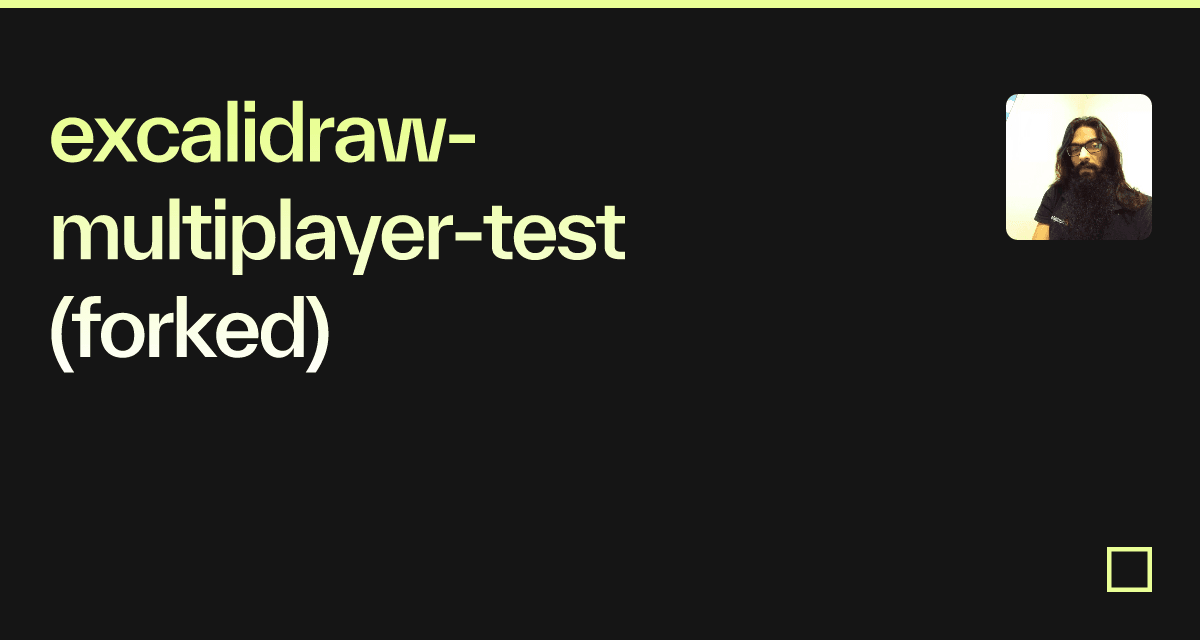 excalidraw-multiplayer-test (forked) - Codesandbox