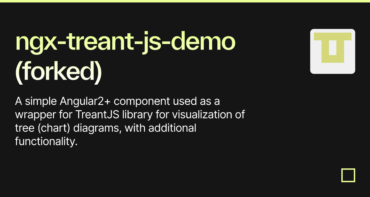 ngx-treant-js-demo (forked) - Codesandbox