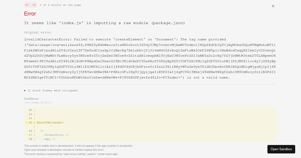 showcase - Codesandbox