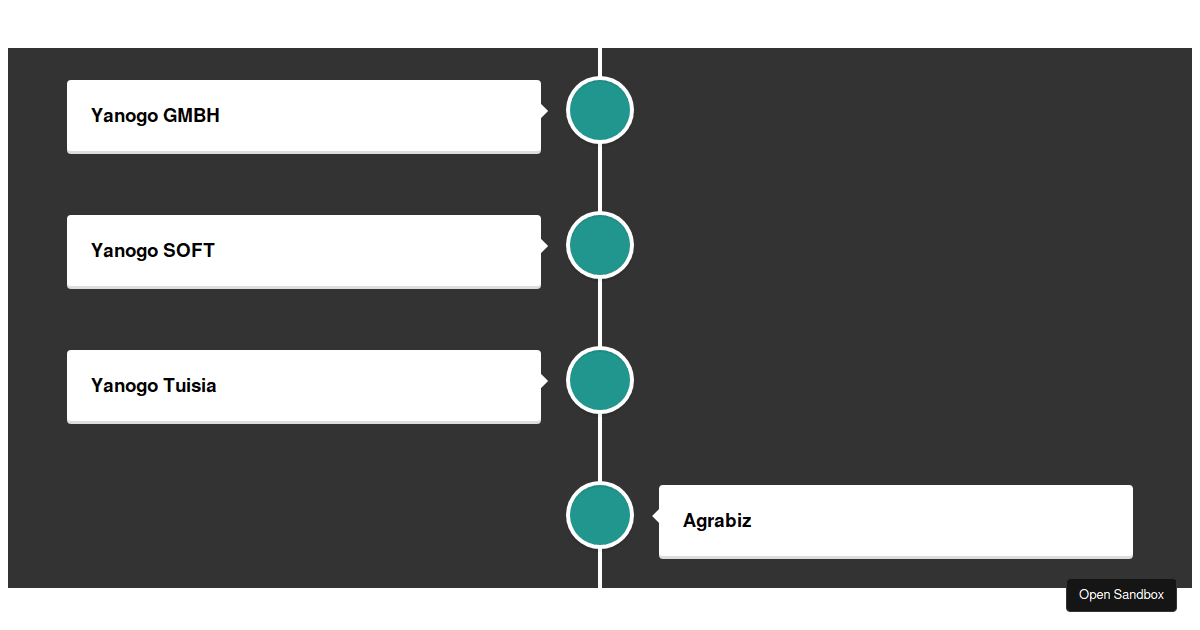 React Vertical Timeline Component Demo Forked Codesandbox