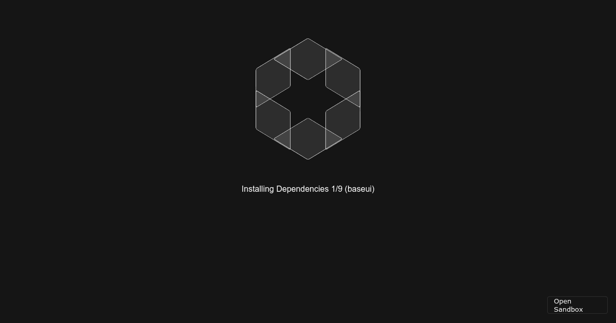 Basic usage - Codesandbox