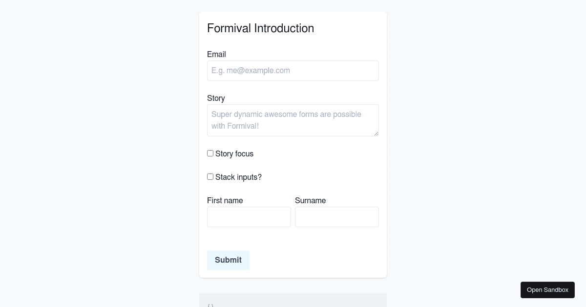 formival-intro - Codesandbox