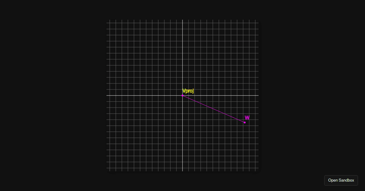 vector-projection - Codesandbox